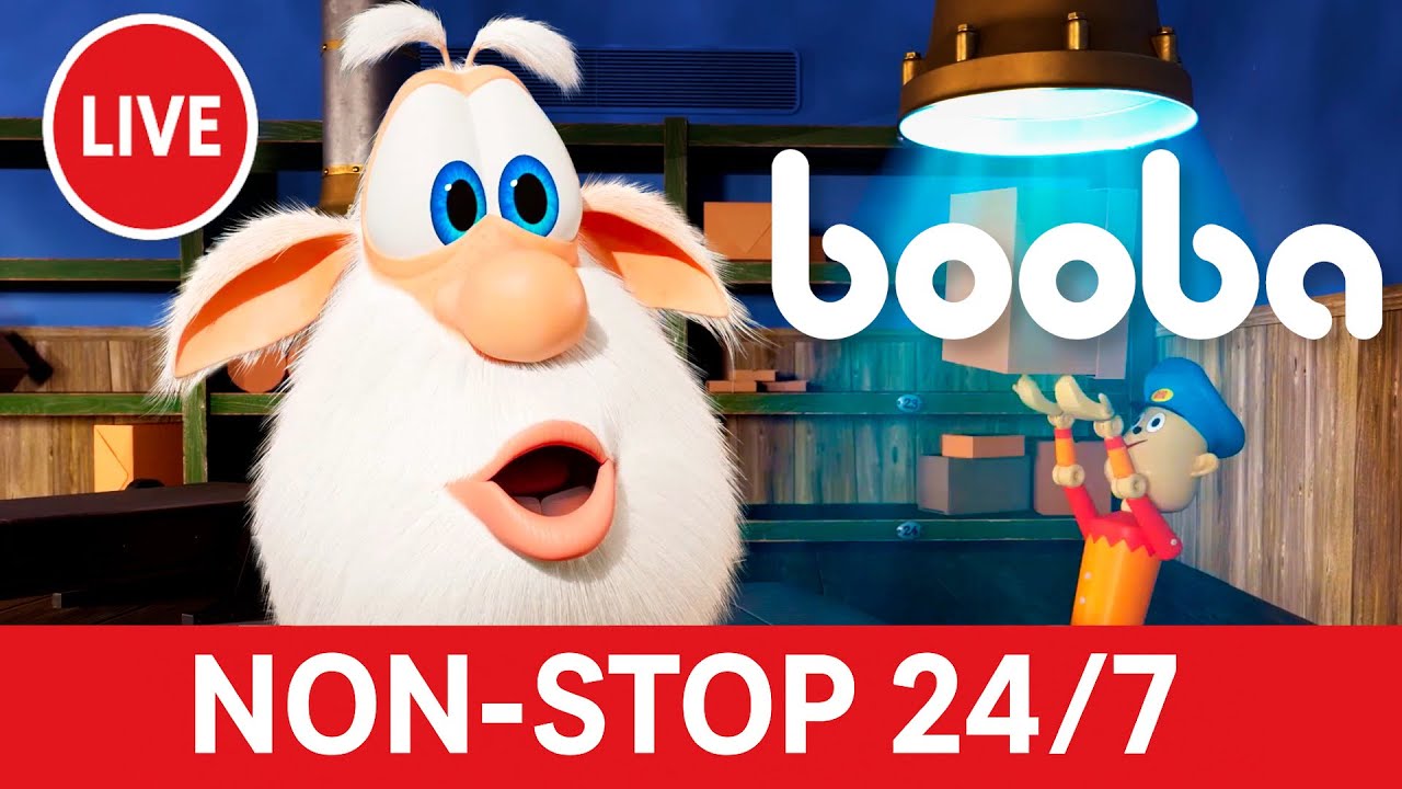 تماشای ویدیو: 🔴 Booba Live 24/7 Non-stop Cartoons for Kids Free TV... - اینما
