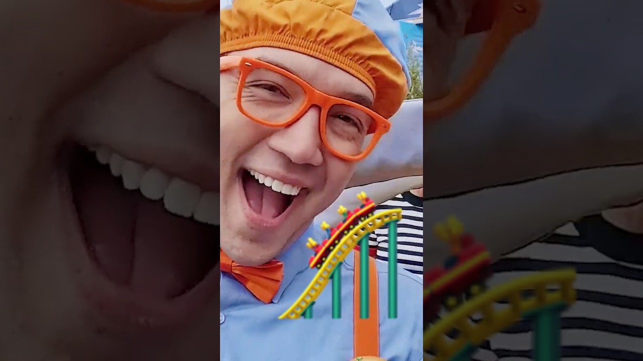 تماشای ویدیو: Blippi and Meekah Ride a WILD Rollercoaster 🎢 at DISNEY ...
