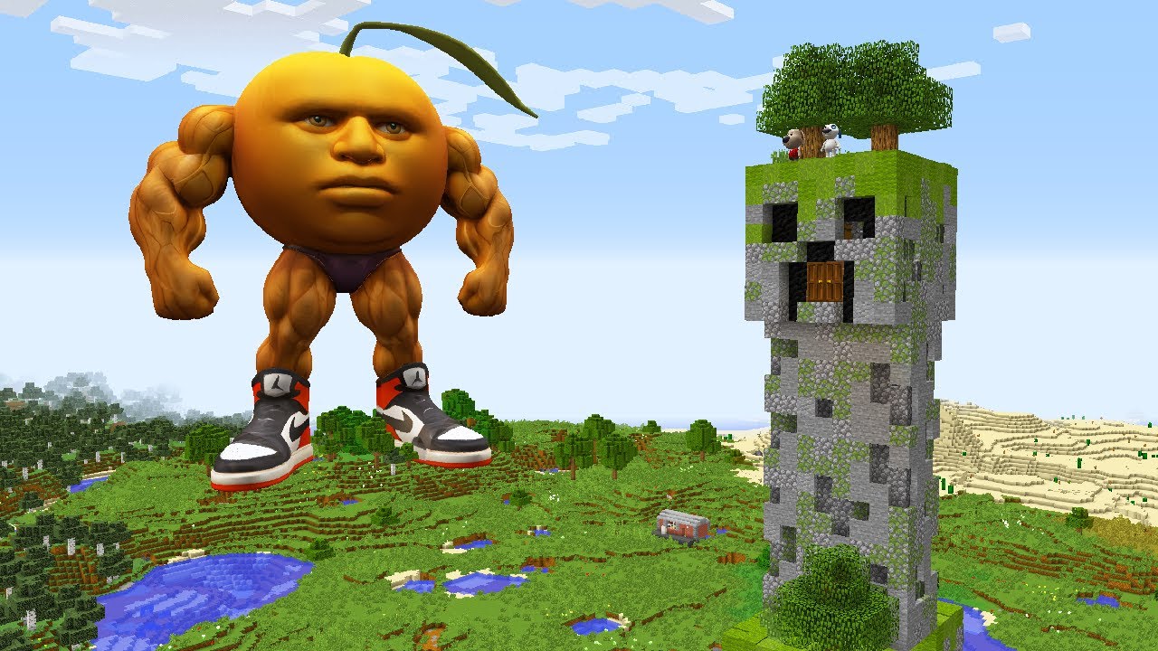 تماشای ویدیو: SURVIVING FROM UDIN DIN DIN DIN DUN in Minecraft ...