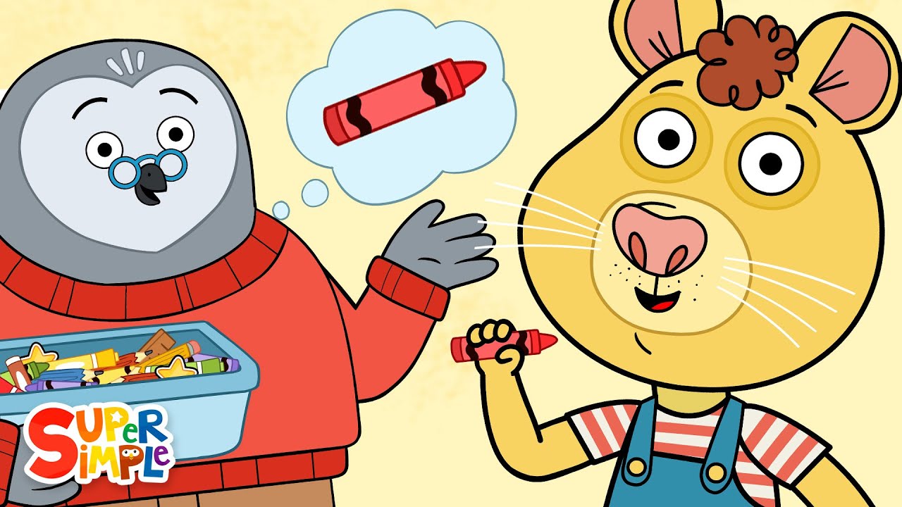 تماشای ویدیو: Do You Have A Crayon? School Supplies Song Super Simple ...