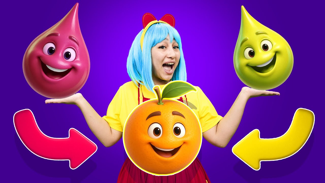 تماشای ویدیو: رنگ‌های میوه‌ها و سبزیجات 🍎🥦🌈 بچه‌ها و کلی خنده - اینما